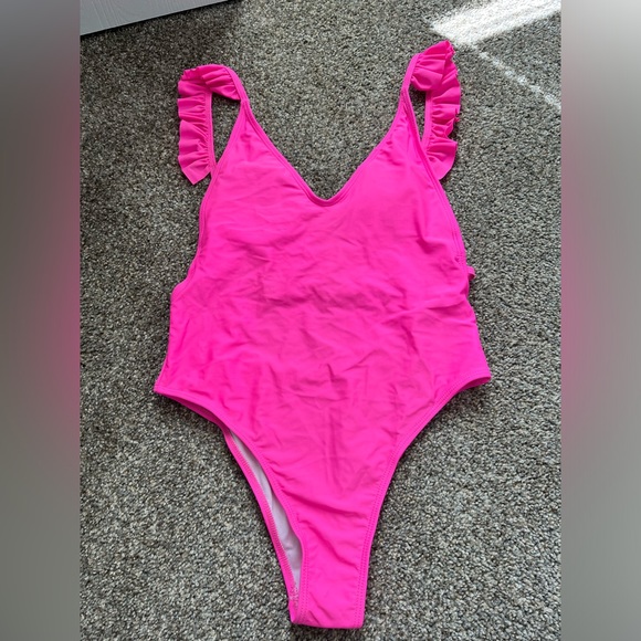 Swim | One Piece Open Back Bathing Suit | Poshmark